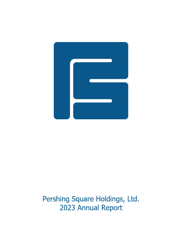 Pershing Square Holdings 2023 Report | PDF | Investing | Hedge (Finance)