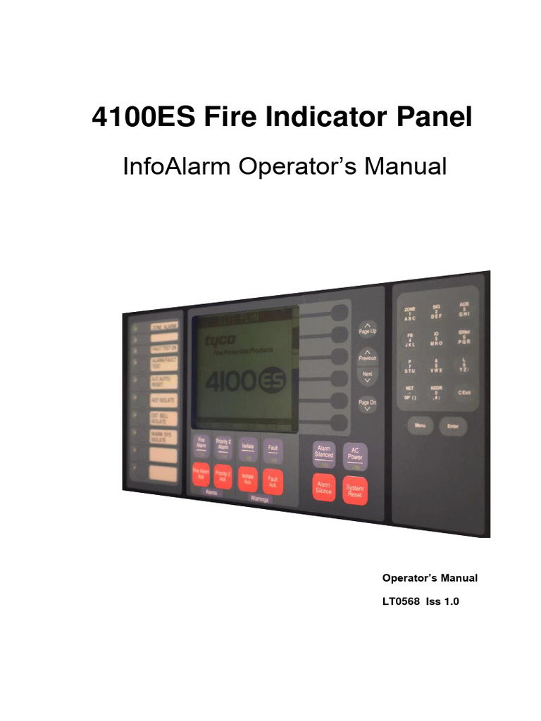 4100 ES InfoAlarm | PDF | Light Emitting Diode | Computer Engineering