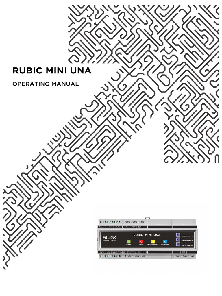 Rubic Mini Una Operating Manual | PDF | Power Supply | Programmable Logic Controller