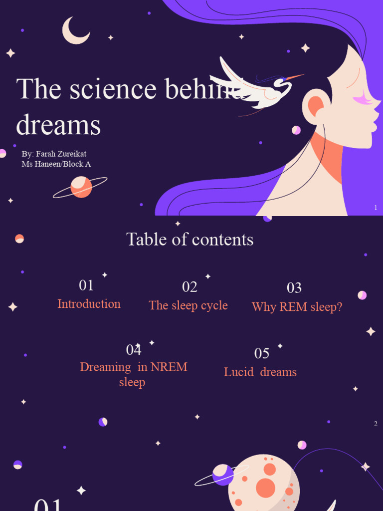 The Science Behind Dreams - 2 | PDF | Sleep | Rapid Eye Movement Sleep