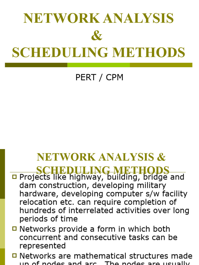 Pert CPM | Download Free PDF | Applied Mathematics
