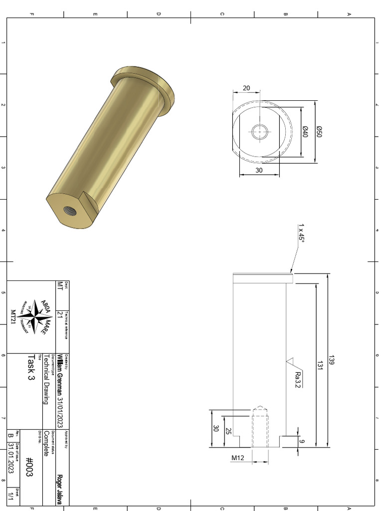 Technical Drawing Specifications | PDF