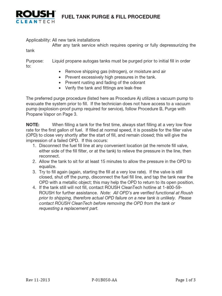 Fuel Fill Purge Procedure | PDF | Pump | Valve