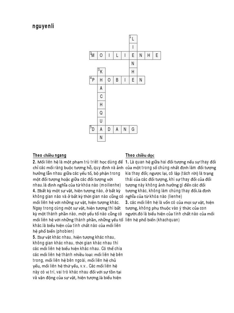 Crossword Maker | PDF
