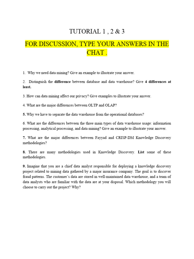 Combined Tutorial 1 - 2 - 3 1 | PDF | Computers