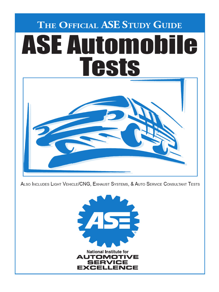 ASE Automobile Study Guide 2024 | PDF | Axle | Clutch