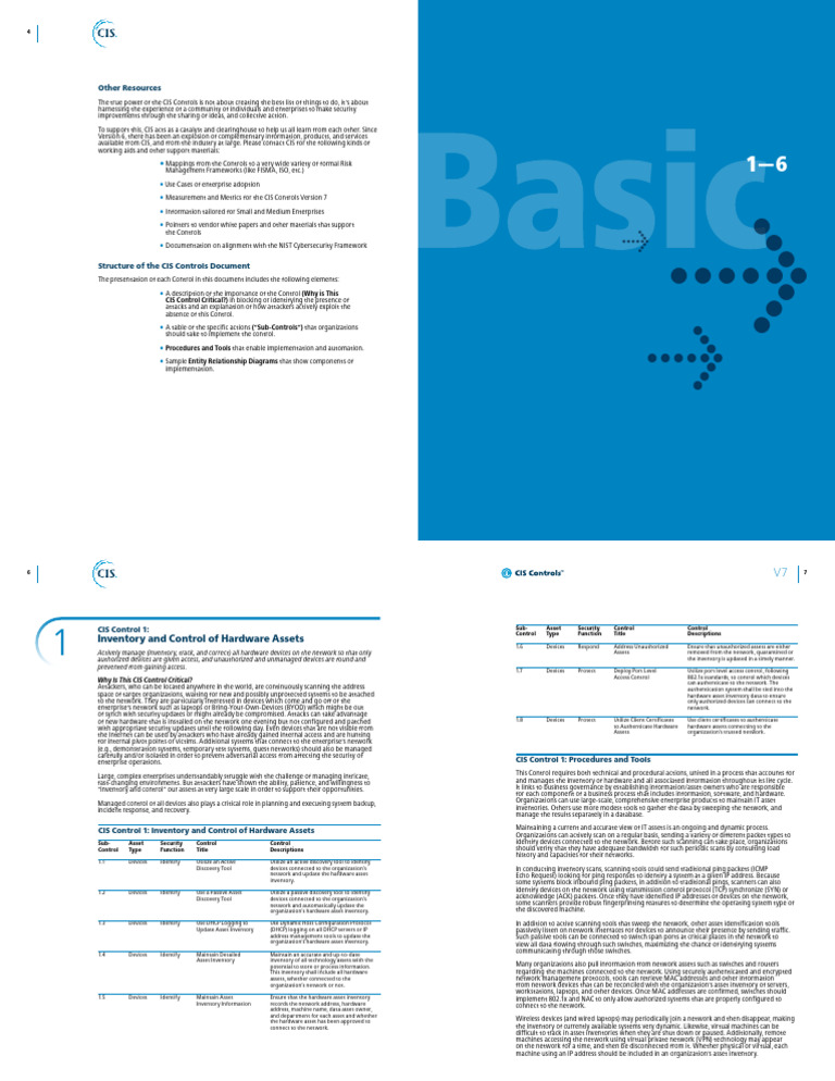 CIS Controls V7.0.1-EBOOK - Parte3 | PDF | Computer Network | Transmission Control Protocol
