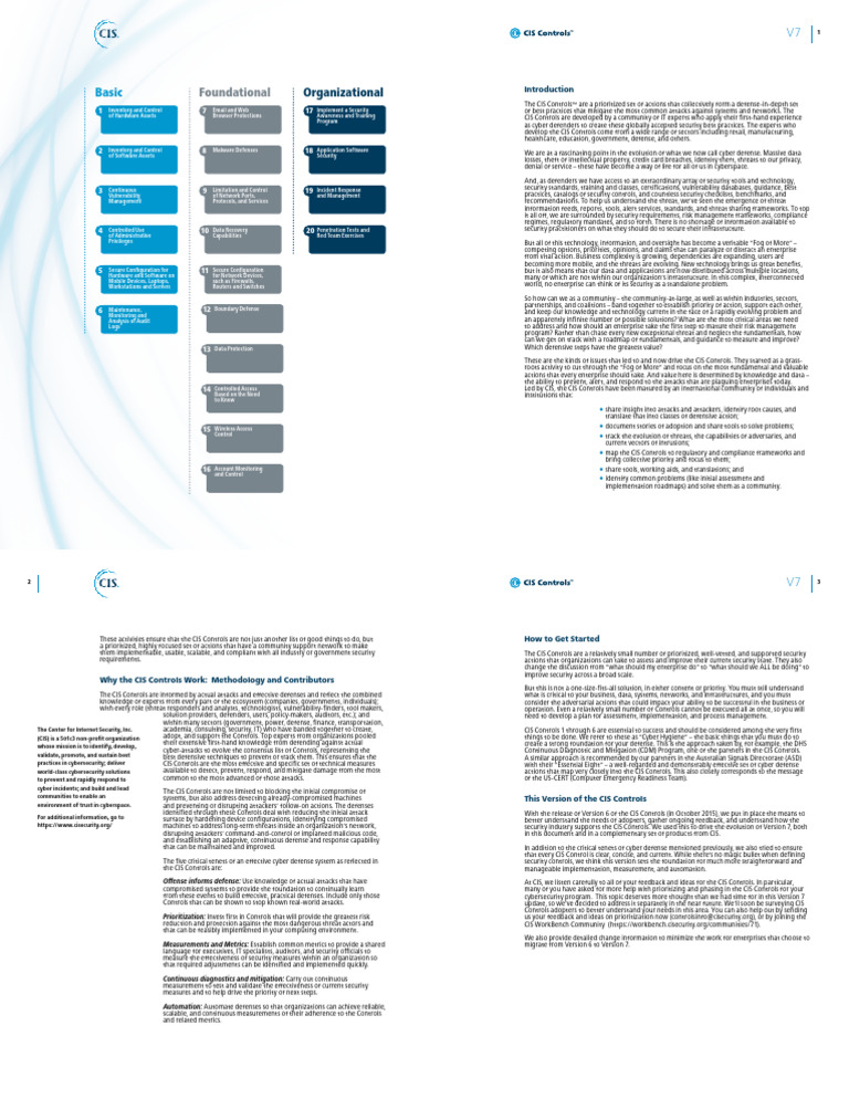CIS Controls V7.0.1-EBOOK - Parte2 | PDF | Computer Security | Security