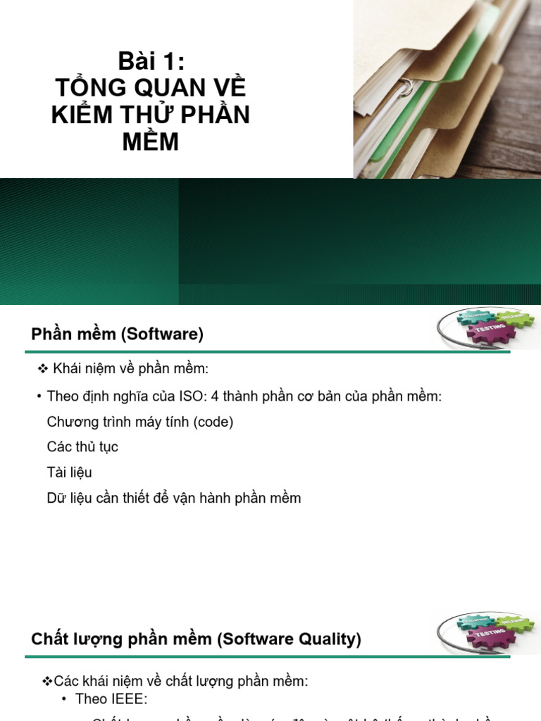 Bai 1 - Tong Quan KTPM | PDF