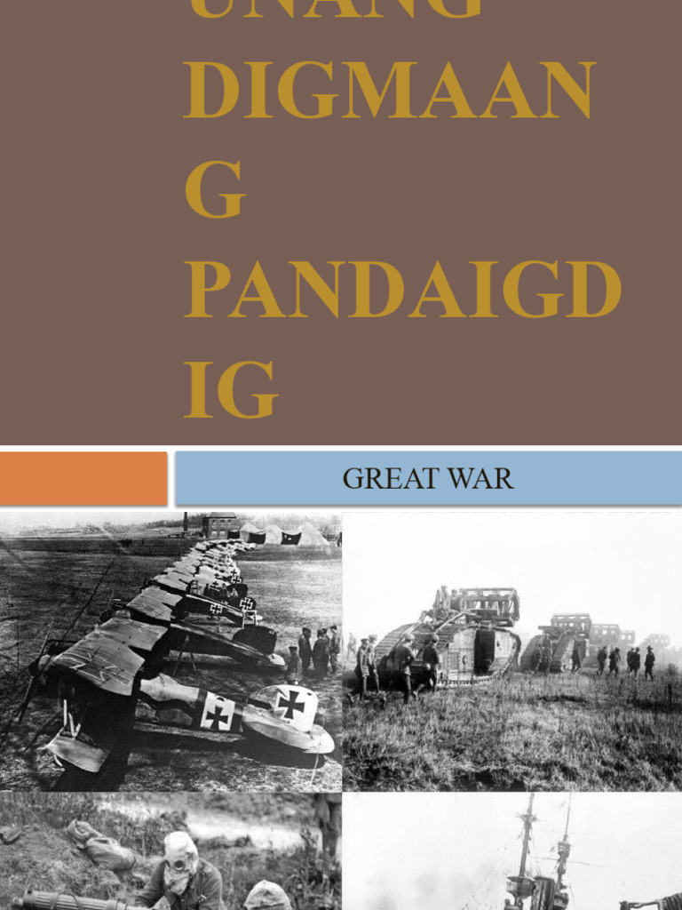 Unang Digmaang Pandaigdig Ba | PDF