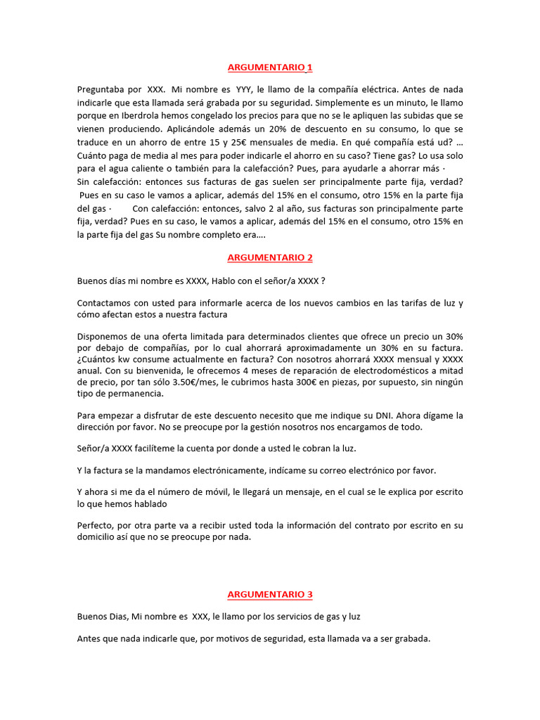 argumentario | PDF | Ahorro | Oferta (economía)