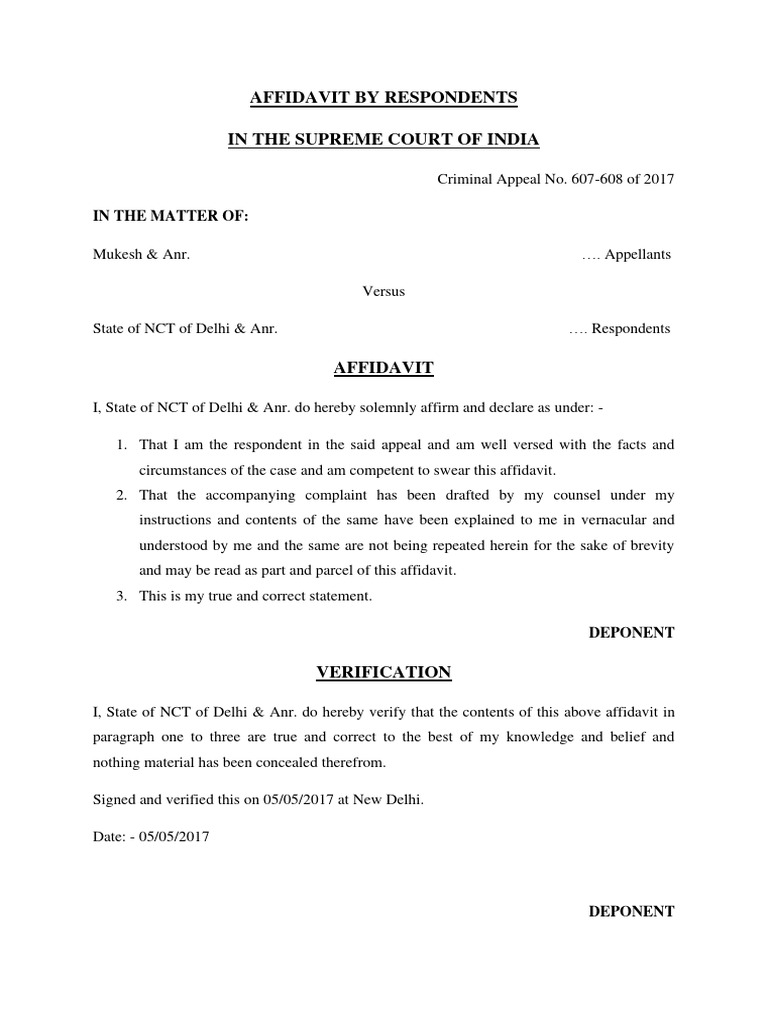 Affidavit by State | PDF | Finance & Money Management | Social Science