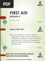 Guidelines On First-Aid | PDF | First Aid | Injury