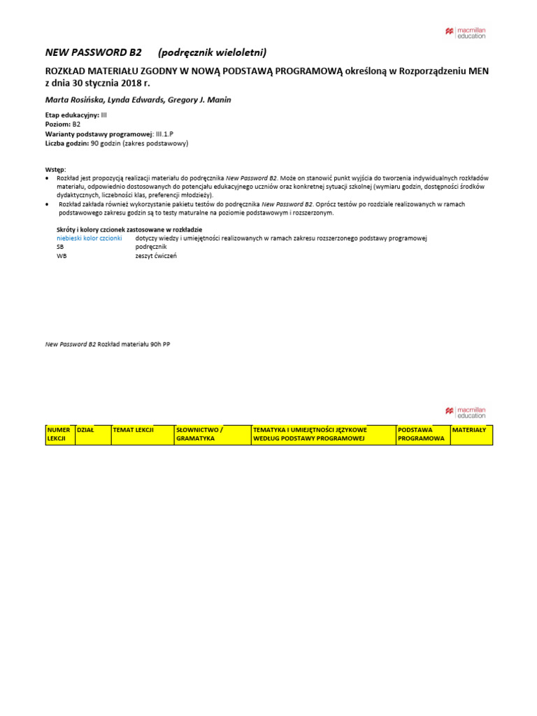 New Password B2 RM 90h | PDF