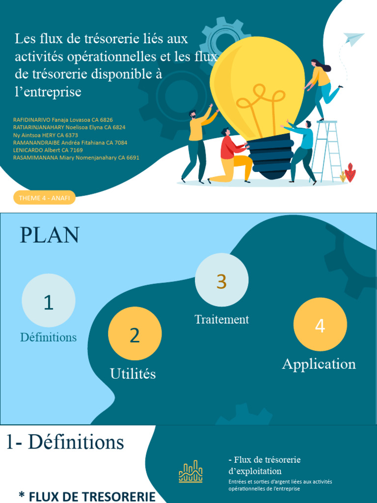 Anafi Exposé TFT | PDF | Prêts | Flux de trésorerie