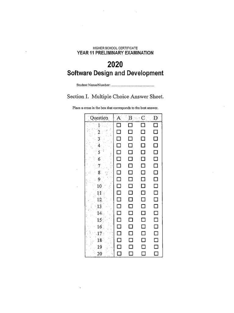 11 SDD - Independent-2020 - Solutions | PDF