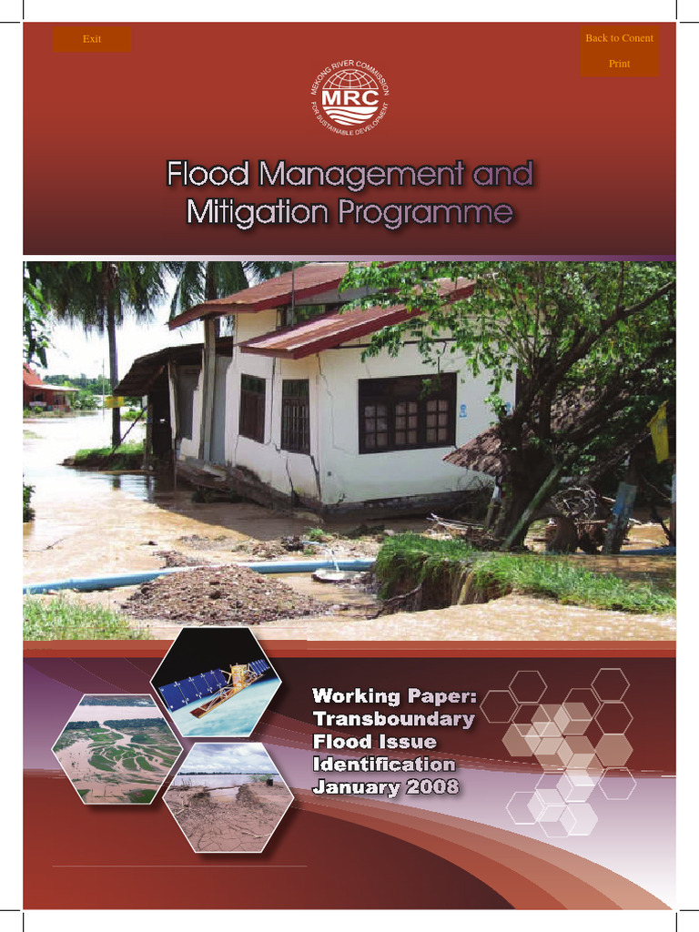 Transboundary Flood Issue Identification | PDF | Mekong | Emergency ...