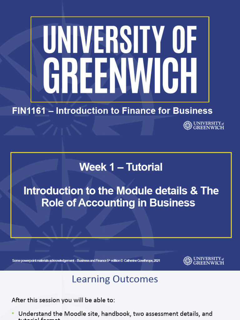 Week 1 - Introduction To Module - Accounting Concepts - Tutorial | PDF ... Week 1 - Introduction To Module - Accounting Concepts - Tutorial | PDF ...