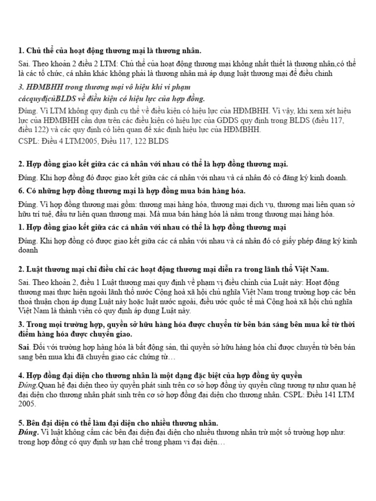 nhận định LTM 3 (bổ sung) | PDF