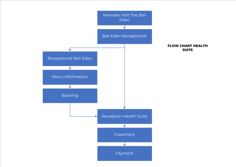 Bali Eden Health Suite Flow Chart | PDF