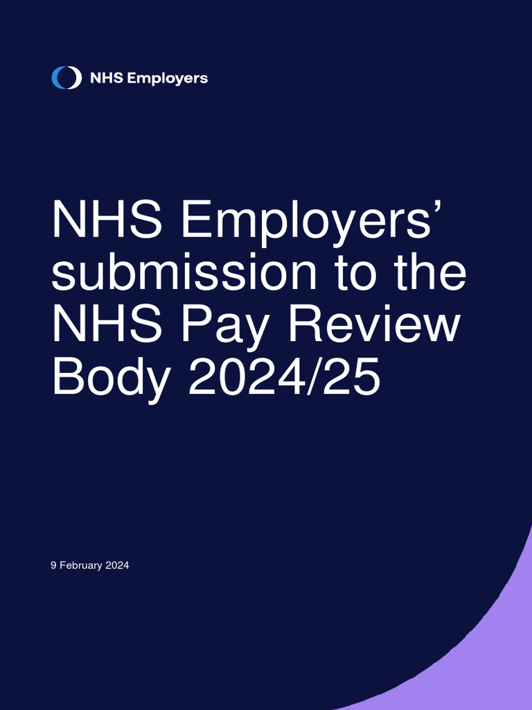 NHS PRB 2024 25 Evidence | PDF | Cost Of Living | National Health Service