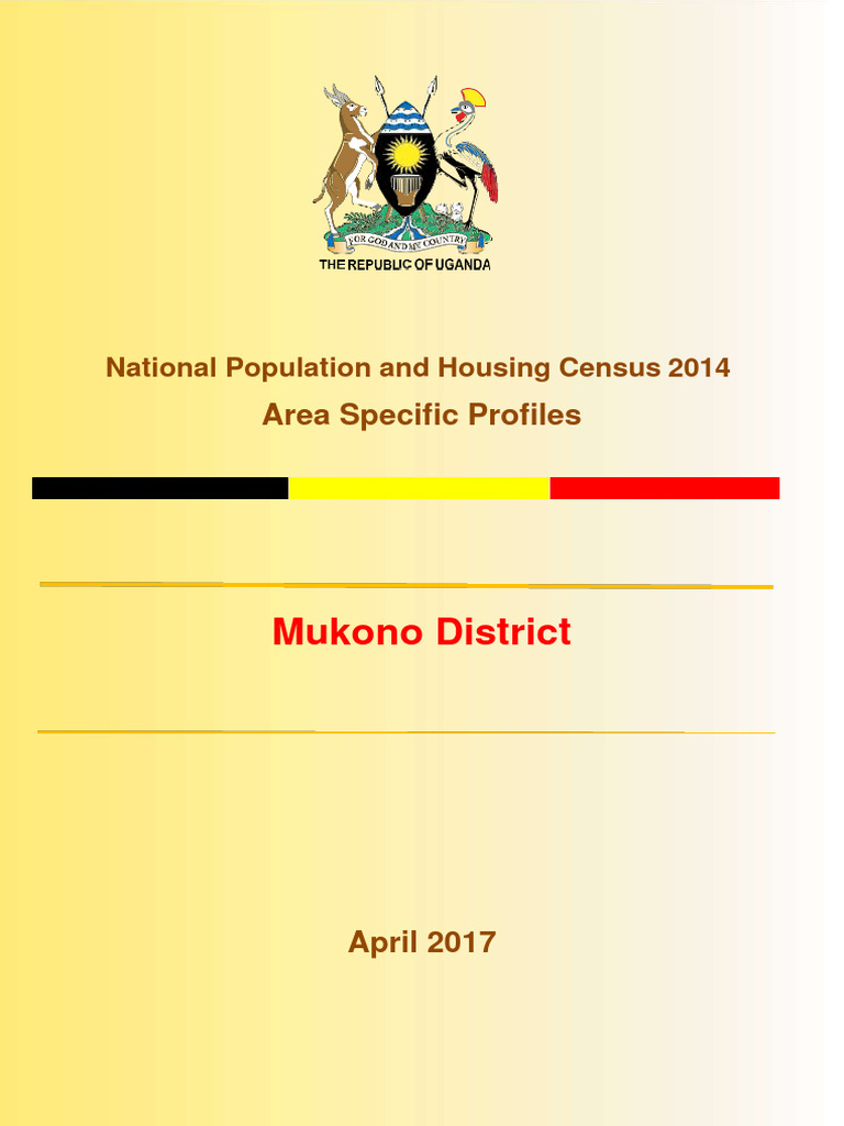 Mukono Ubos Data | PDF | Census | Household