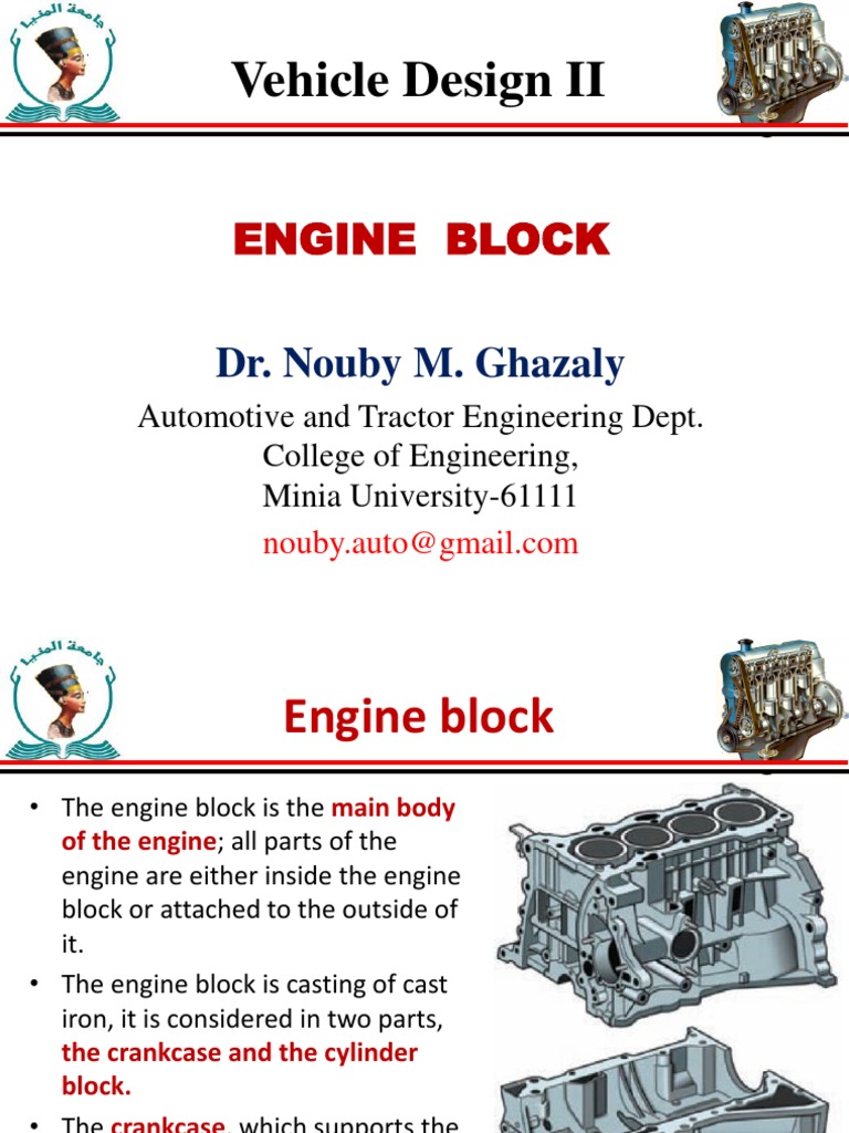Engine Design - Block | PDF | Cylinder (Engine) | Cast Iron