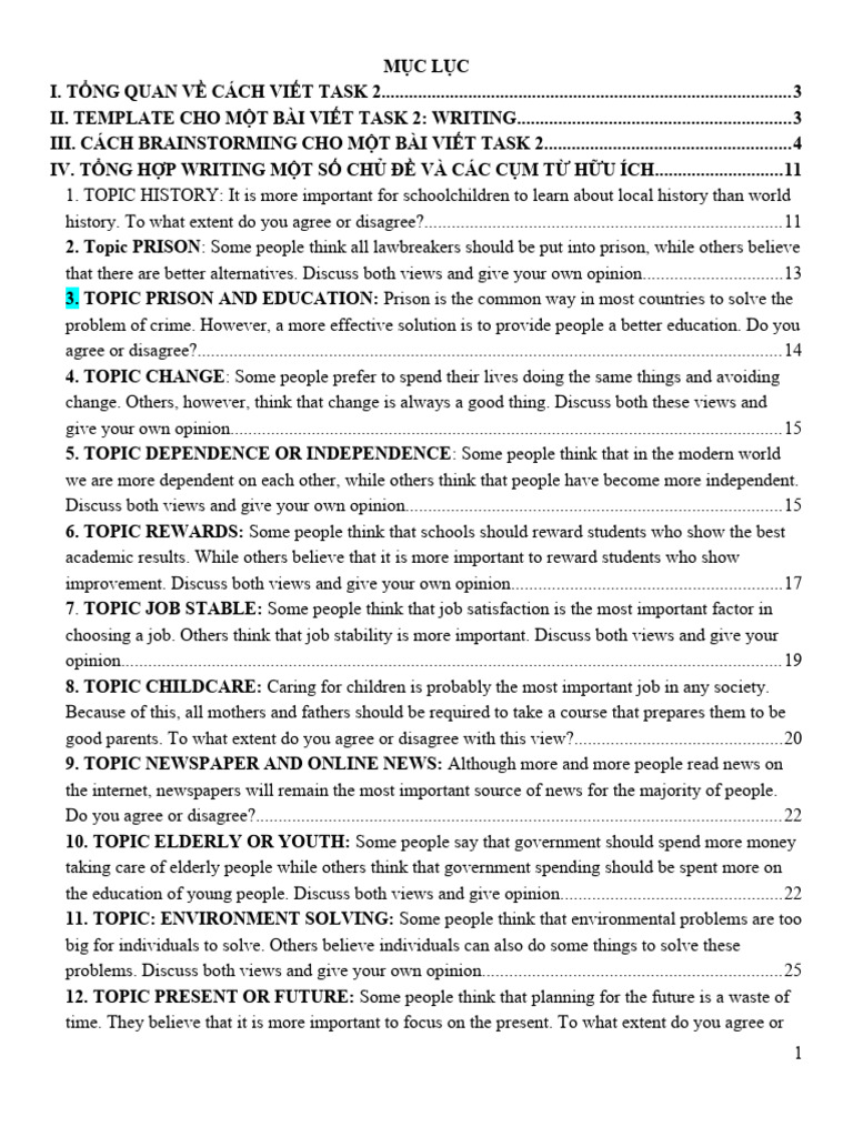 T NG H P Writing Ielts | PDF | Crimes | Crime & Violence