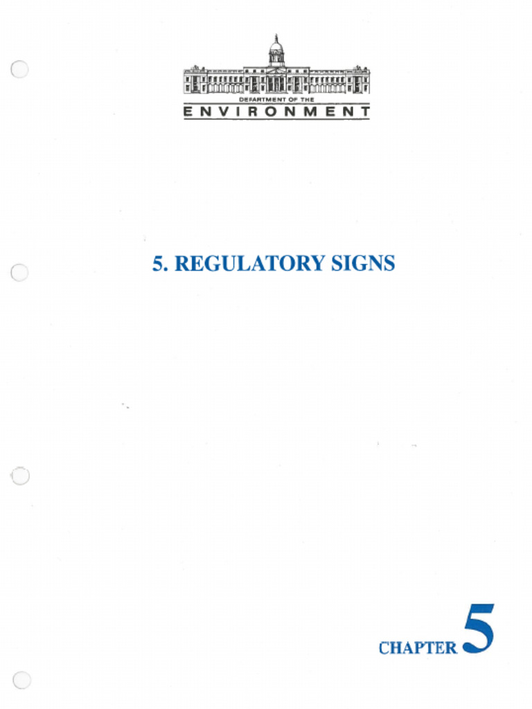 5 - Regulatory Signs | PDF