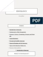 Types of Insurance Documents | PDF | Insurance | Risk