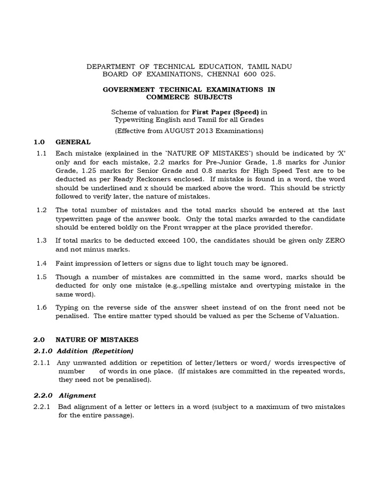 Scheme of Valuation & Ready Reckoner (ALL IN ONE) | PDF | Punctuation | Paragraph