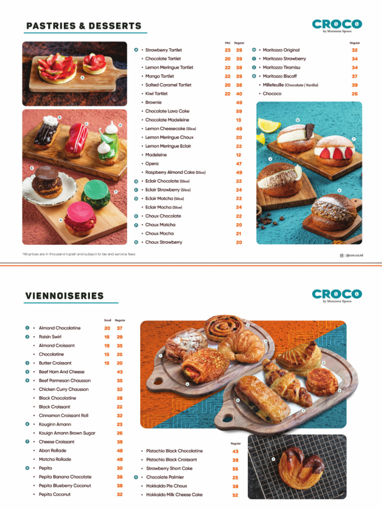 FA Pastrie Vienoiseries Croco A4 | PDF