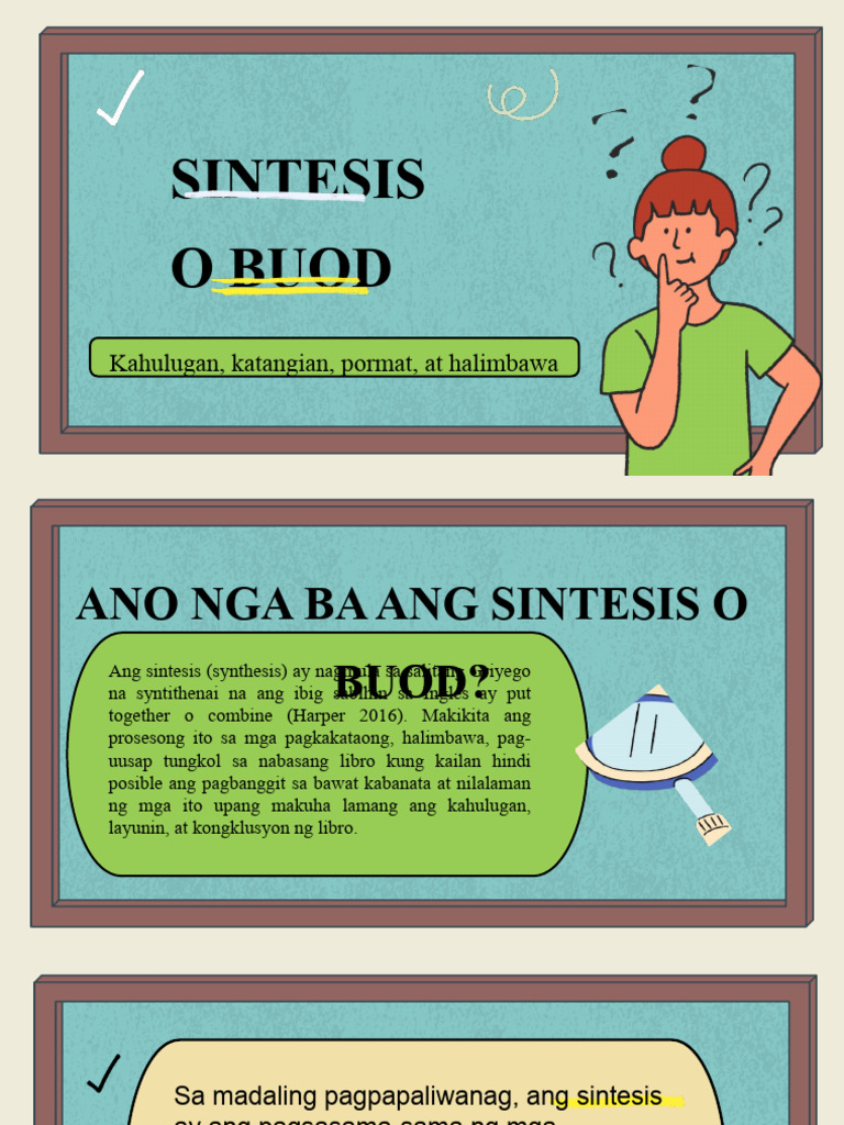 Sintesis O Buod | PDF