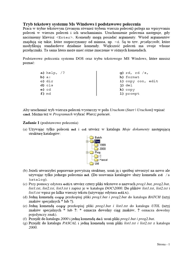 Batch Cwiczenia | PDF