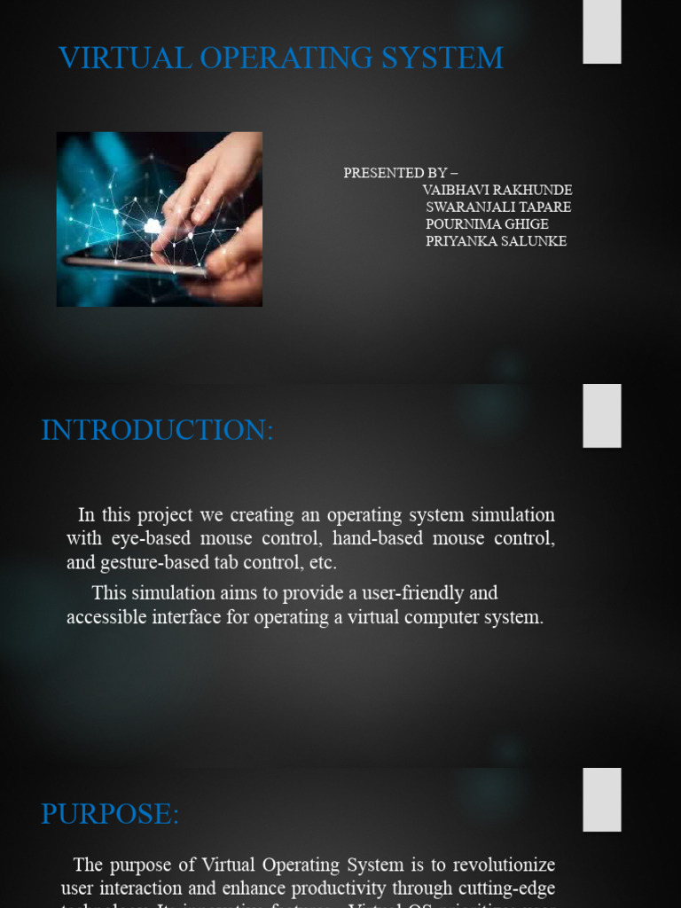 Innovative Virtual Operating System Simulation | PDF | Operating System ...