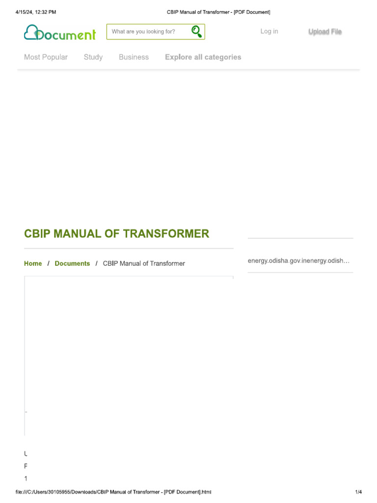 CBIP | PDF