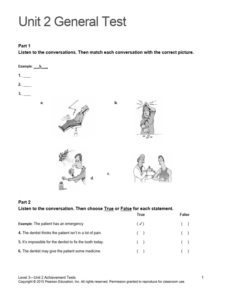 TN3 Unit 2 Assessment | PDF | Laughter | Clinical Medicine