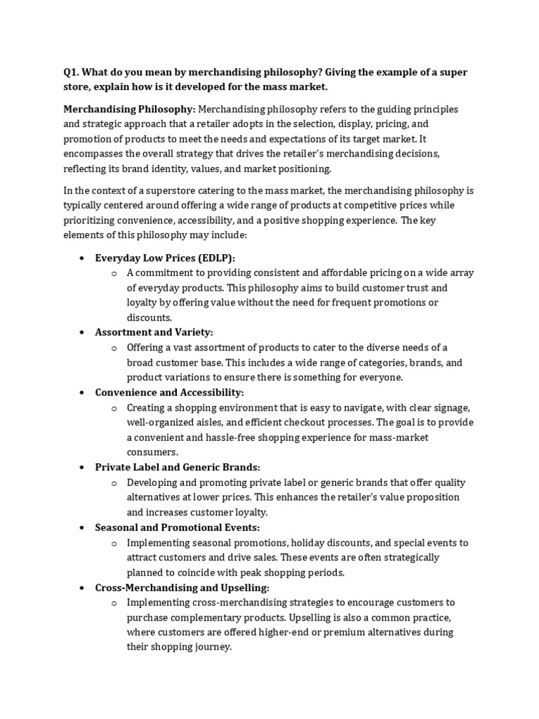 BRL-010 (Buying and Merchandising) | Download Free PDF | Retail | Brand