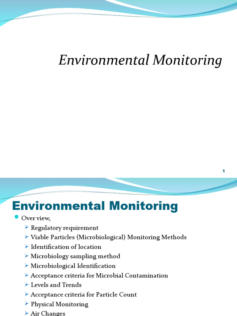 Microbial Environmental Monitoring Guide | PDF | Environmental Monitoring