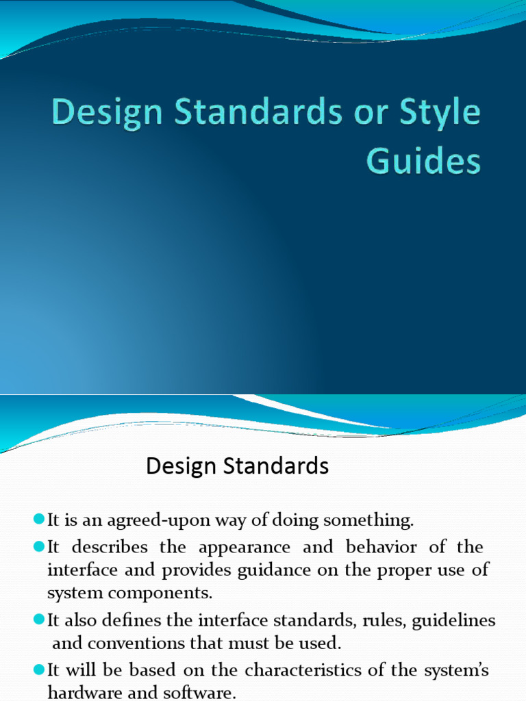 Design Standards or Style Guides - GRM | PDF | Interface (Computing ...