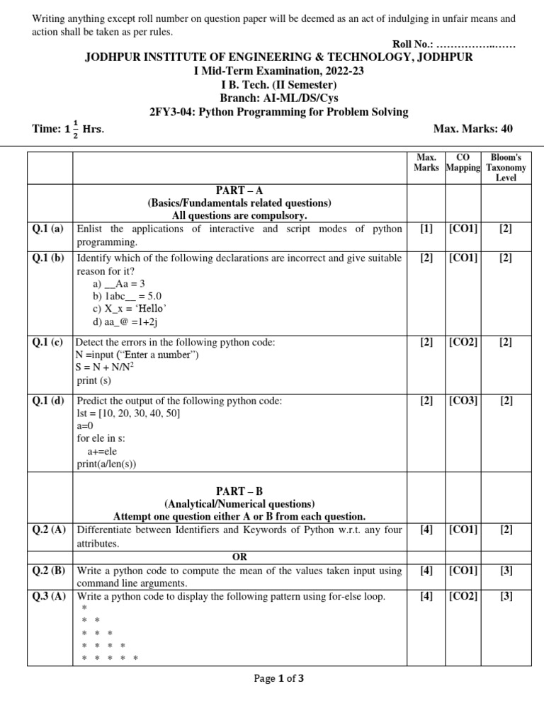 Python Paper - BR - Revised | Download Free PDF | Python (Programming Language) | Software