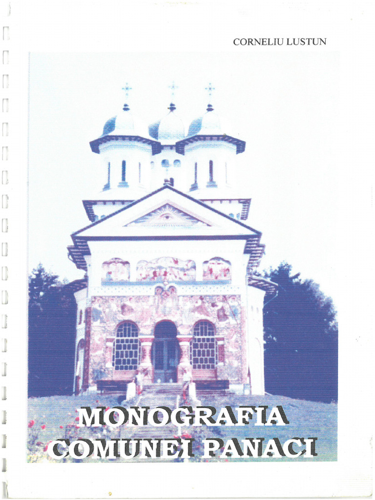 Monografia Comunei Panaci | PDF