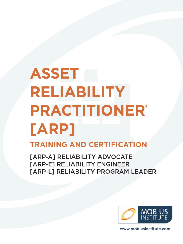 Mobius Institute ARP Brochure | PDF | Reliability Engineering | Educational Technology