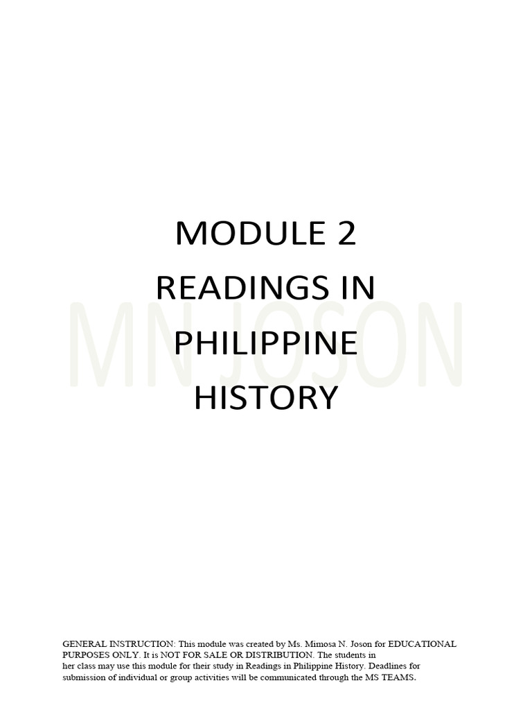 MODULE 2 in RPH yEHEYYY | PDF | Manila