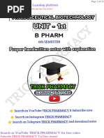 Unit-3 - Biopharmaceutics & Pharmacokinetics (BP604T) | PDF | Products Of Chemical Industry ...