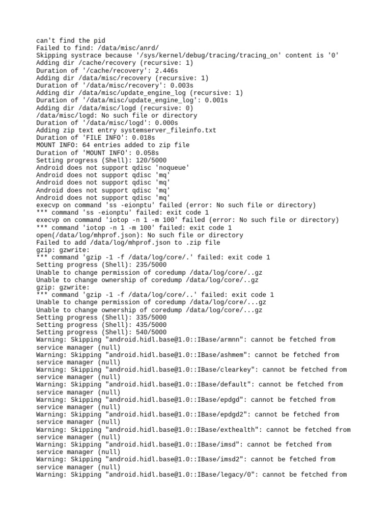 Bugreport 2020 01 19 10 30 26 Dumpstate - Log 25585 | PDF | Directory ...