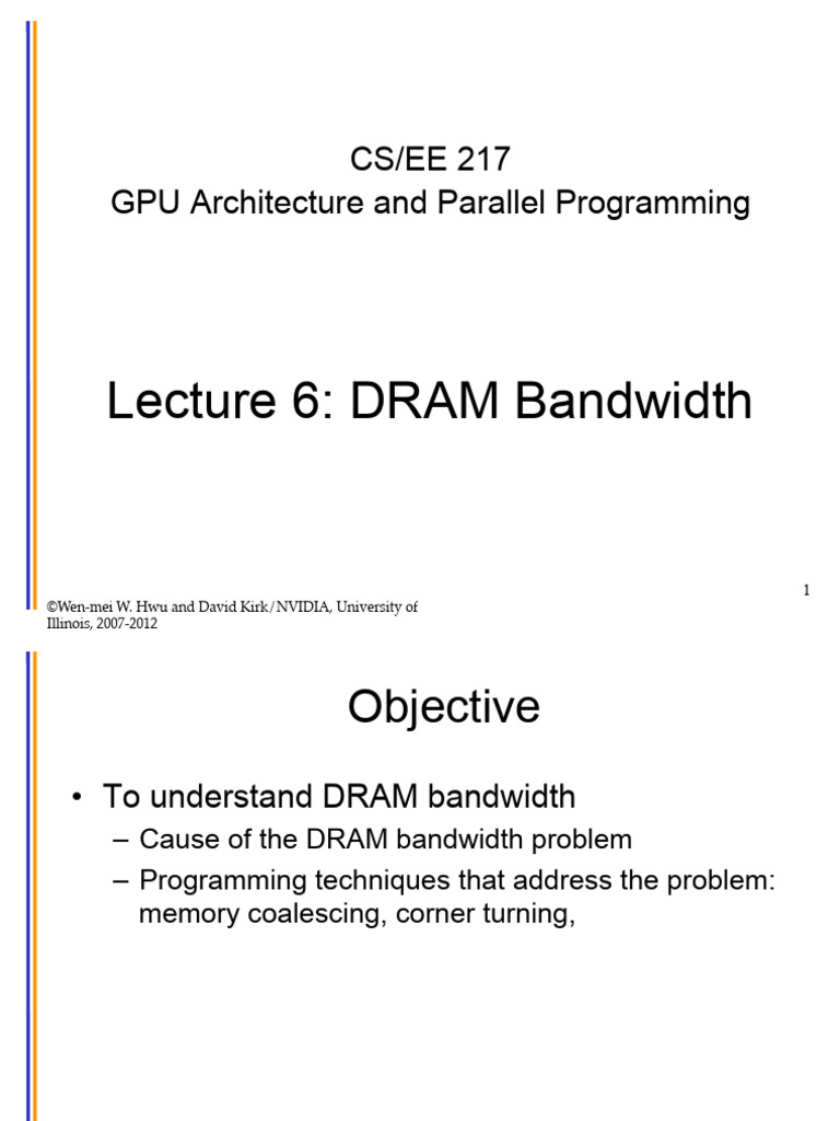 217 Lec6 | PDF | Dynamic Random Access Memory | Integrated Circuit