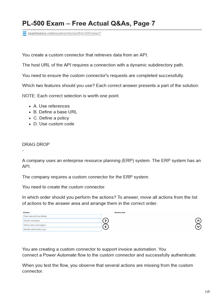 PL-500 Exam Guide and Practice Resources | PDF | Accounts Payable ...