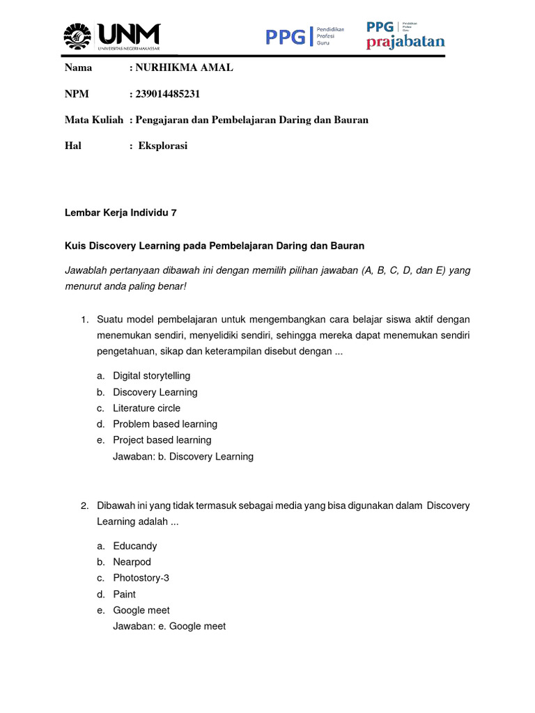 T1 - EKSPLORASI KONSEP - LK Individu 7 | PDF