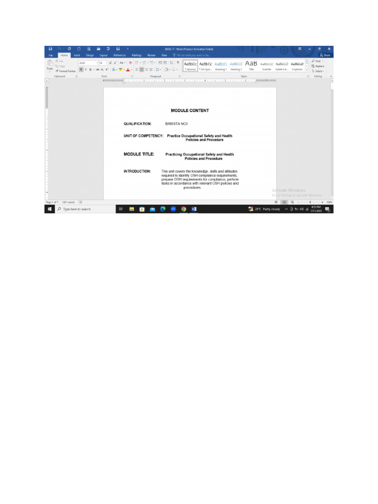 basic 7 , cblm | PDF